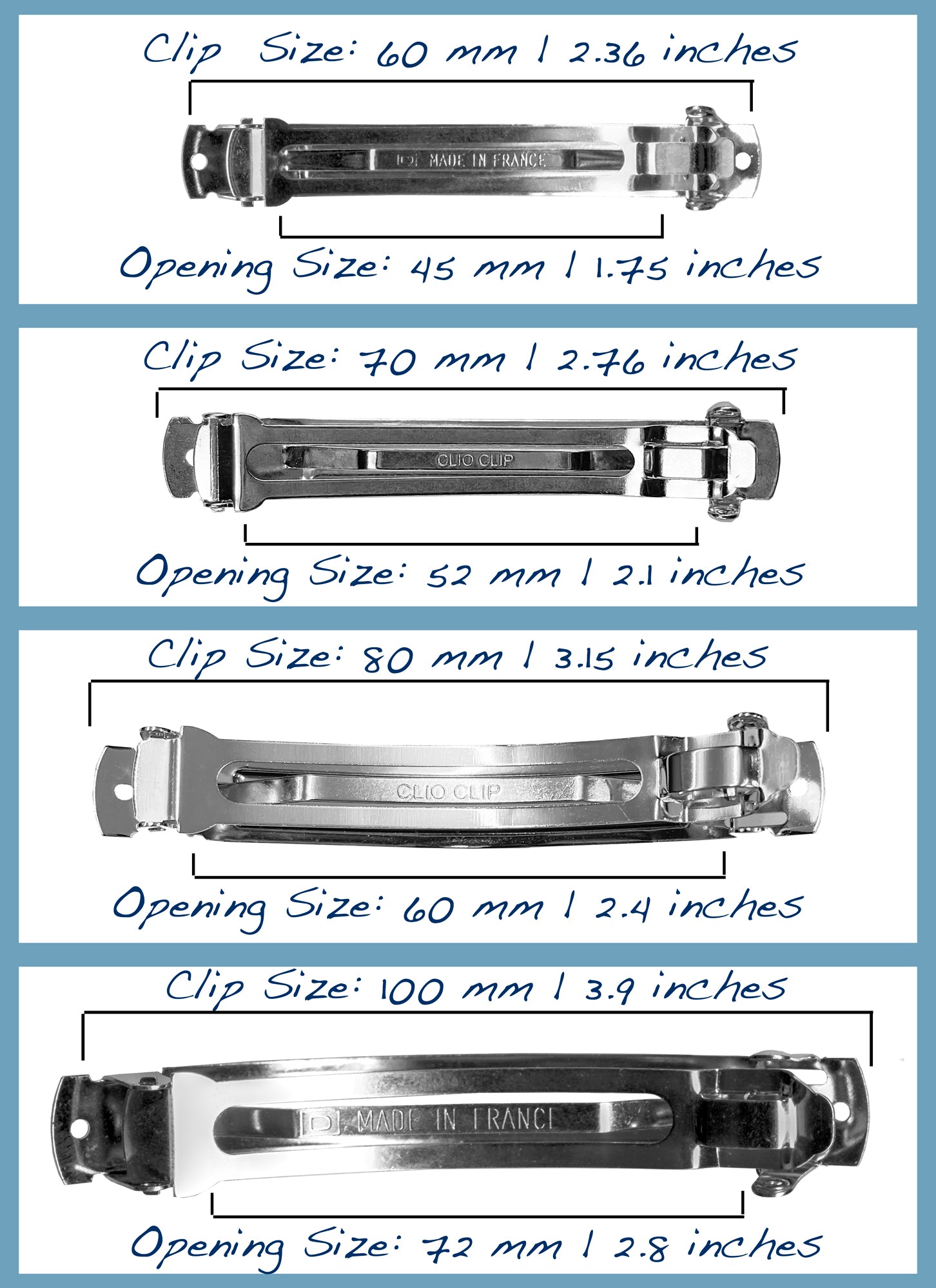 Oberon Design Hair Clip, Barrette, Hair Accessory, Art Nouveau Swirl