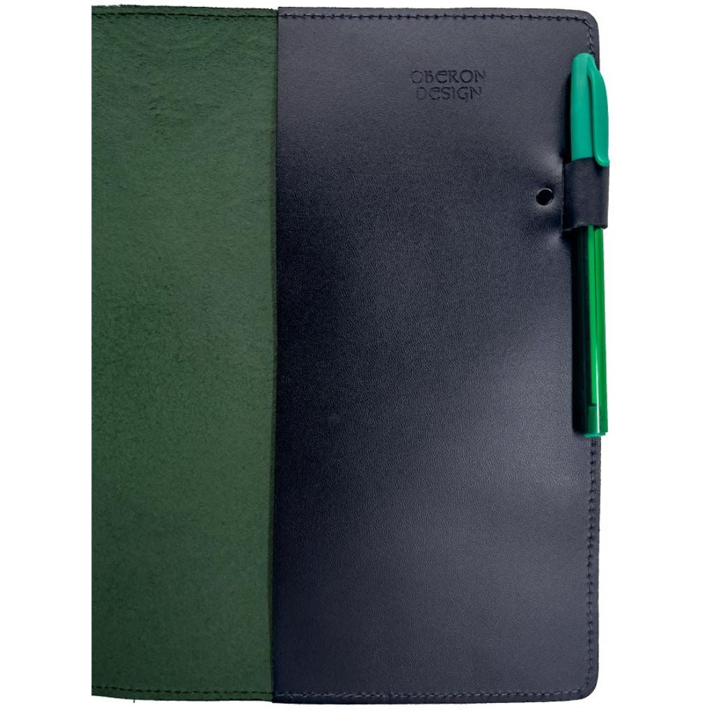 Oberon Design Leather Composition Notebook Cover, World Tree