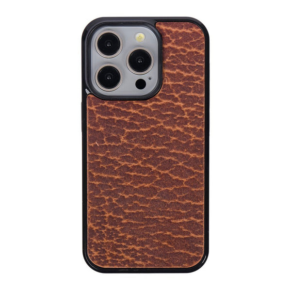 Oberon Design Genuine Leather iPhone Case, Hand-Crafted, Bison