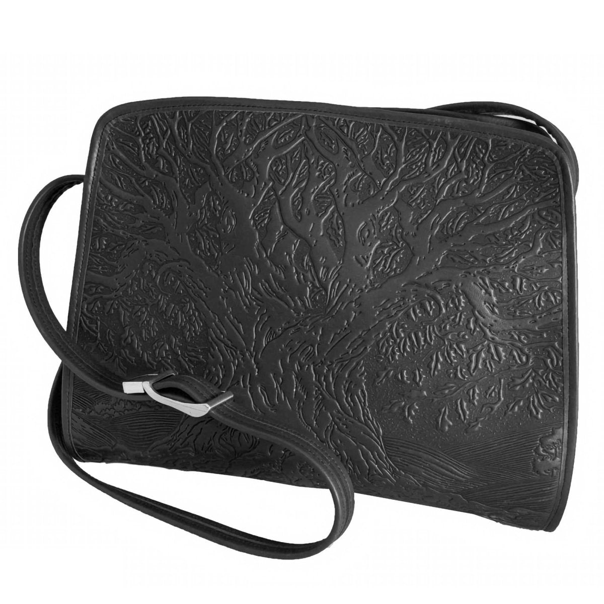 Oberon Design Leather Handbag, Tree of Life Retro Crossbody