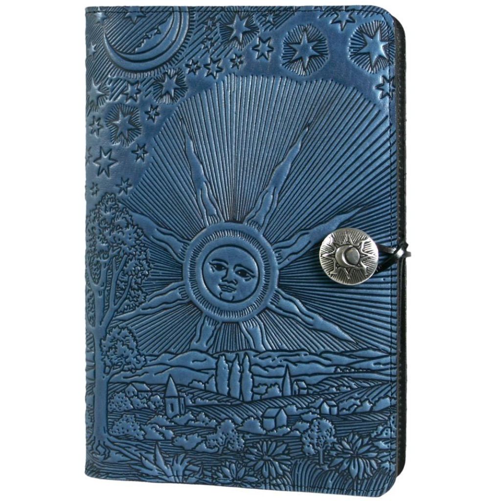 Oberon Design Leather Refillable Journal Cover, Roof of Heaven
