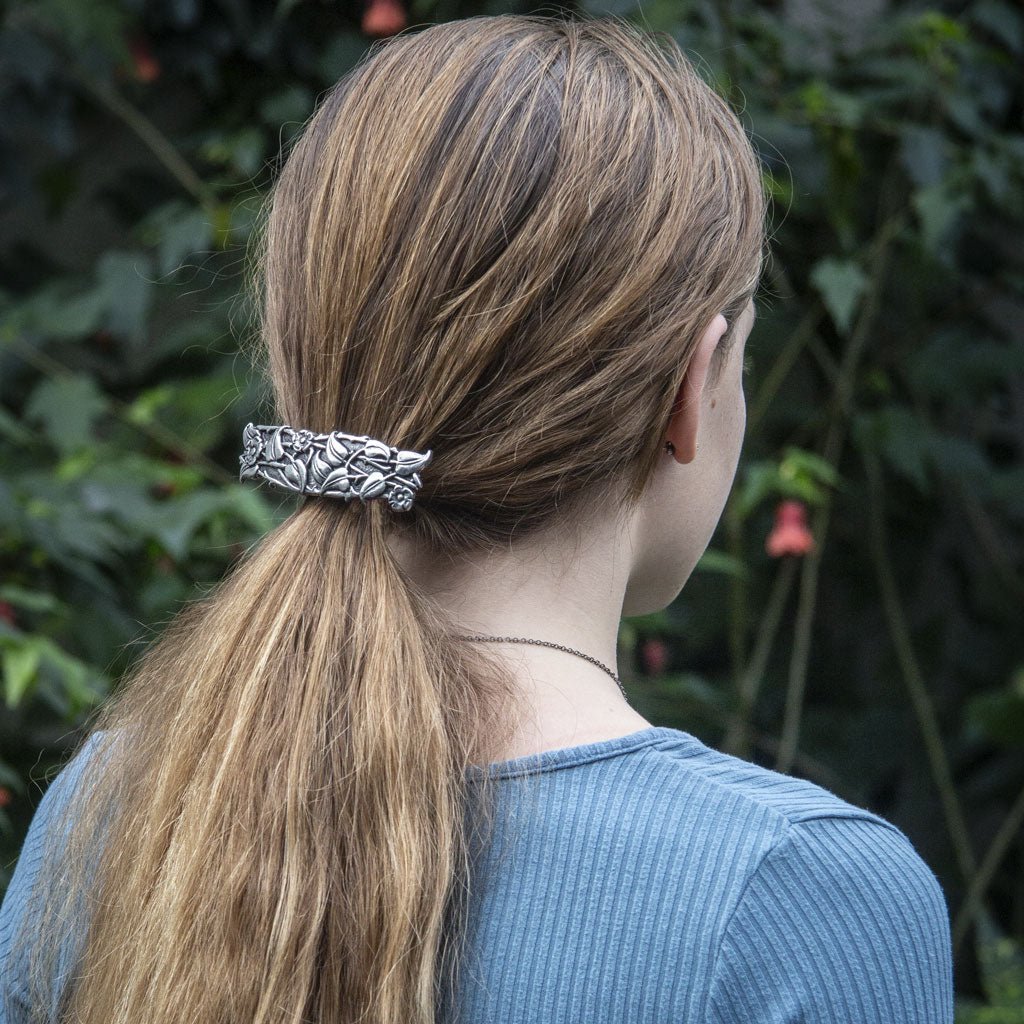 Oberon Design Hair Clip, Barrette, Hair Accessory, Periwinkle, 70mm