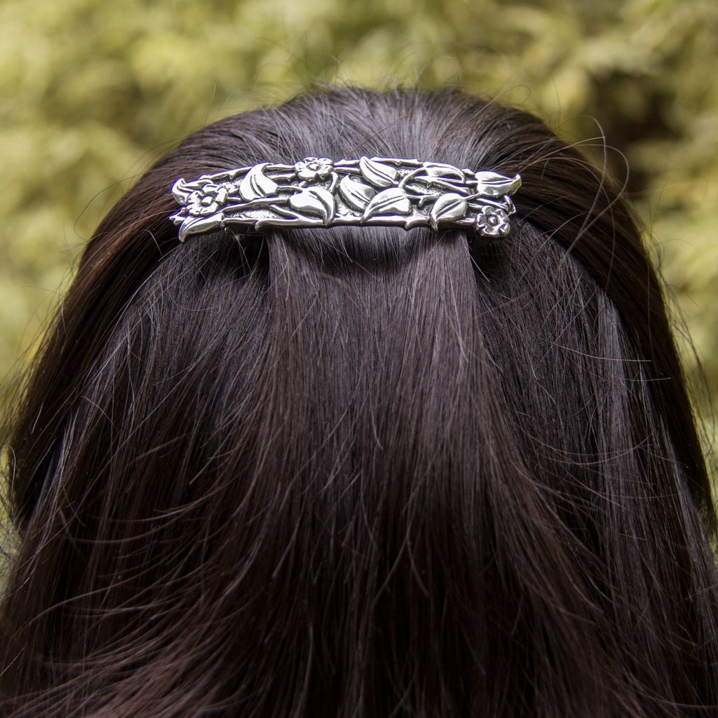 Oberon Design Hair Clip, Barrette, Hair Accessory, Periwinkle, 70mm