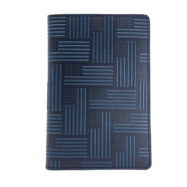 Oberon Design Refillable Leather Pocket Notebook Cover, Eagle